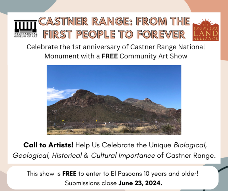 Free Call to Artists: Celebrate Castner Range National Monument with a Community Art Show – KVIA ...